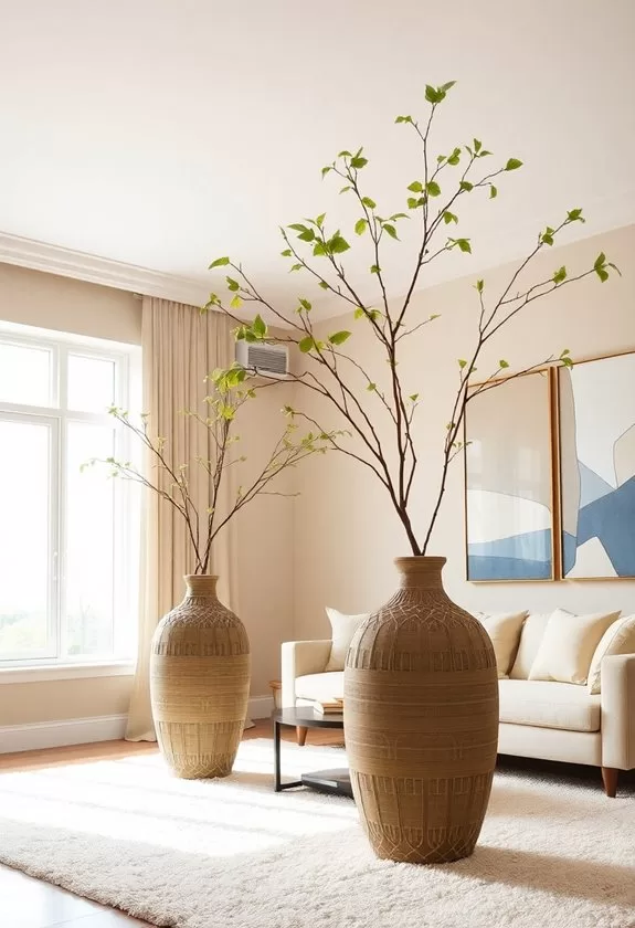 22 Large Floor Vases to Elevate Your Interiors - The Tanee