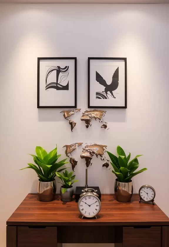 22 Office Wall Decor Ideas for a Professional Look - The Tanee